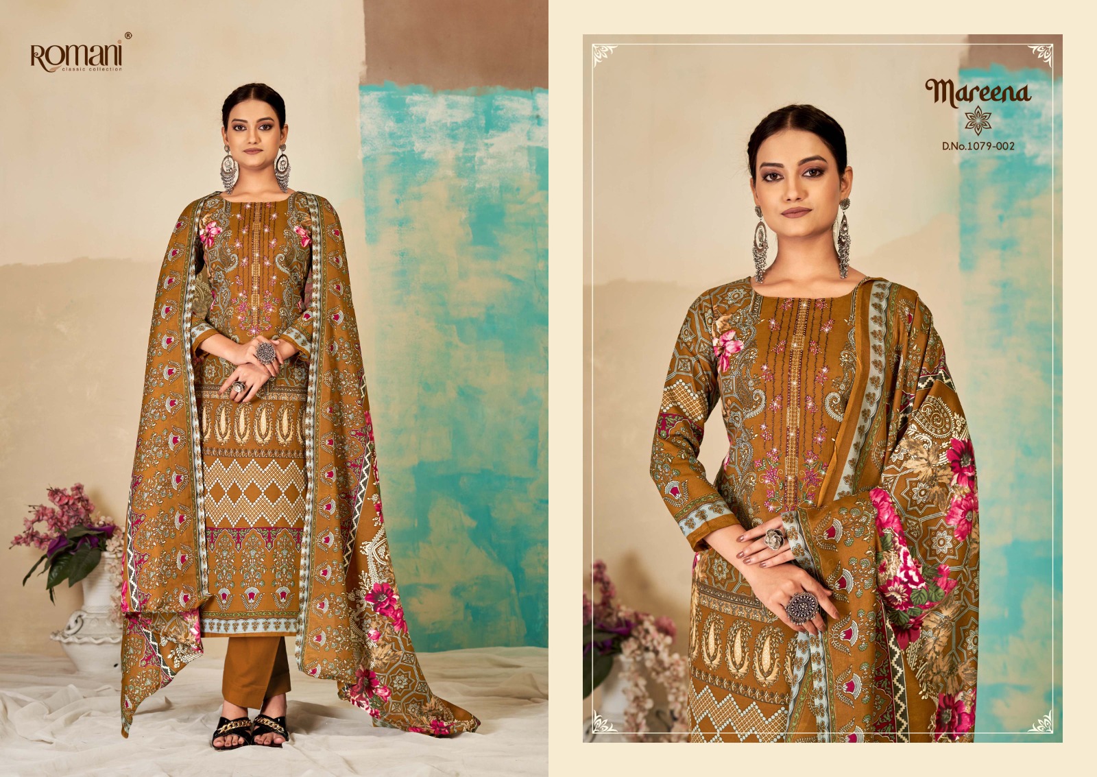 Romani Mareena Vol 15 Designer Cotton Drees Material