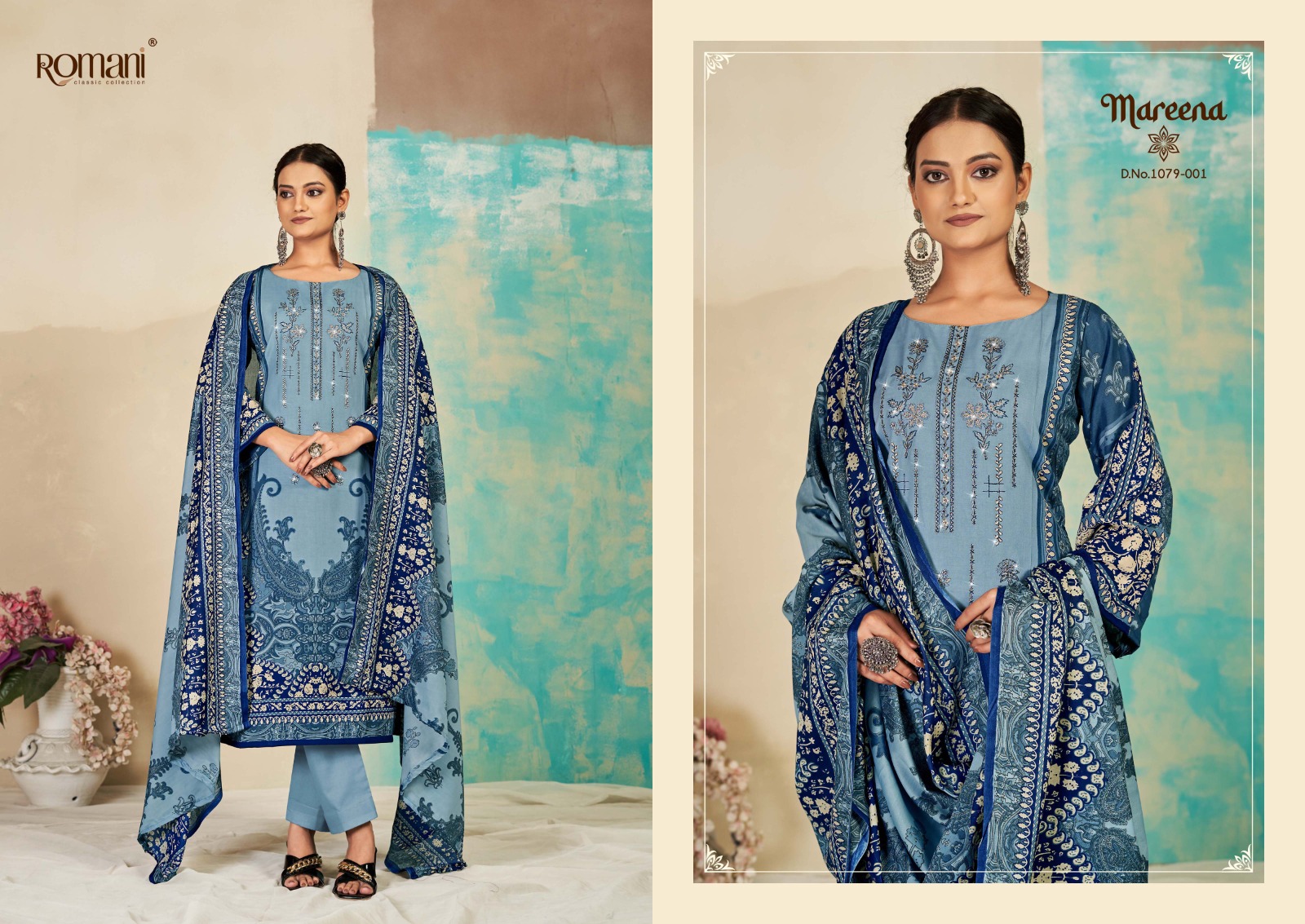 Romani Mareena Vol 15 Designer Cotton Drees Material