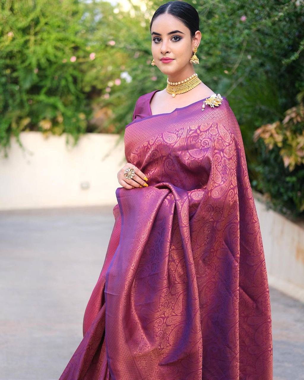 Mamera Designer Traditional Banarasi Silk Saree Collection