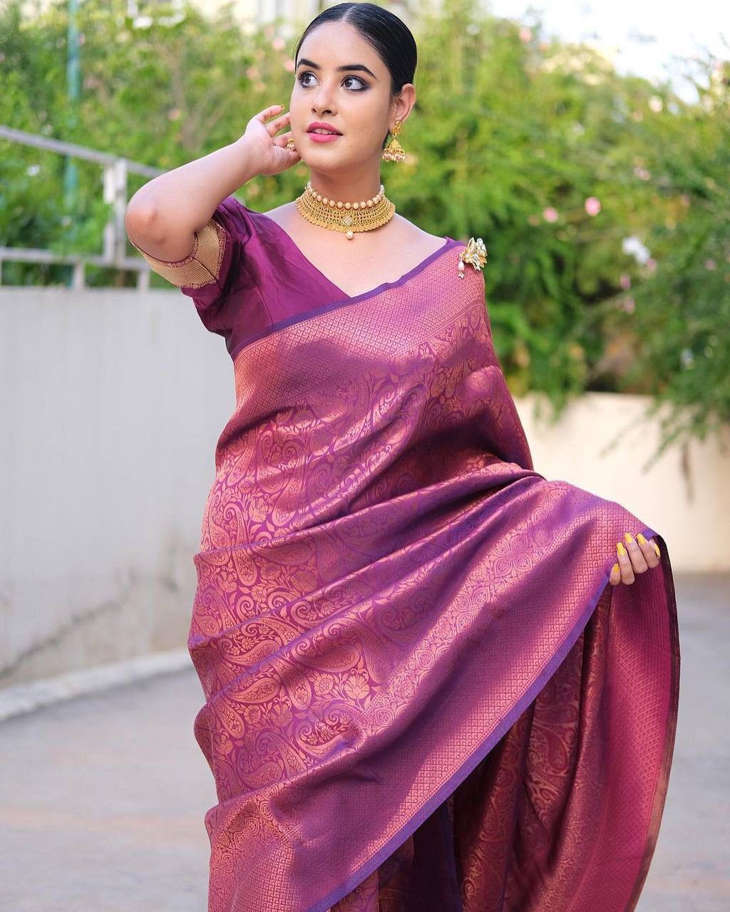 Mamera Designer Traditional Banarasi Silk Saree Collection