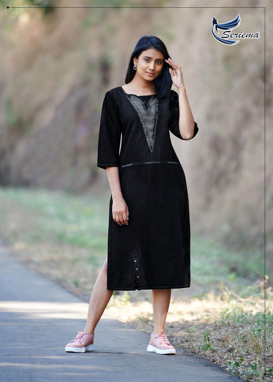 Seriema Kumb Capture 4 Fashionable Fancy Wear Cotton Denim Kurti Collection