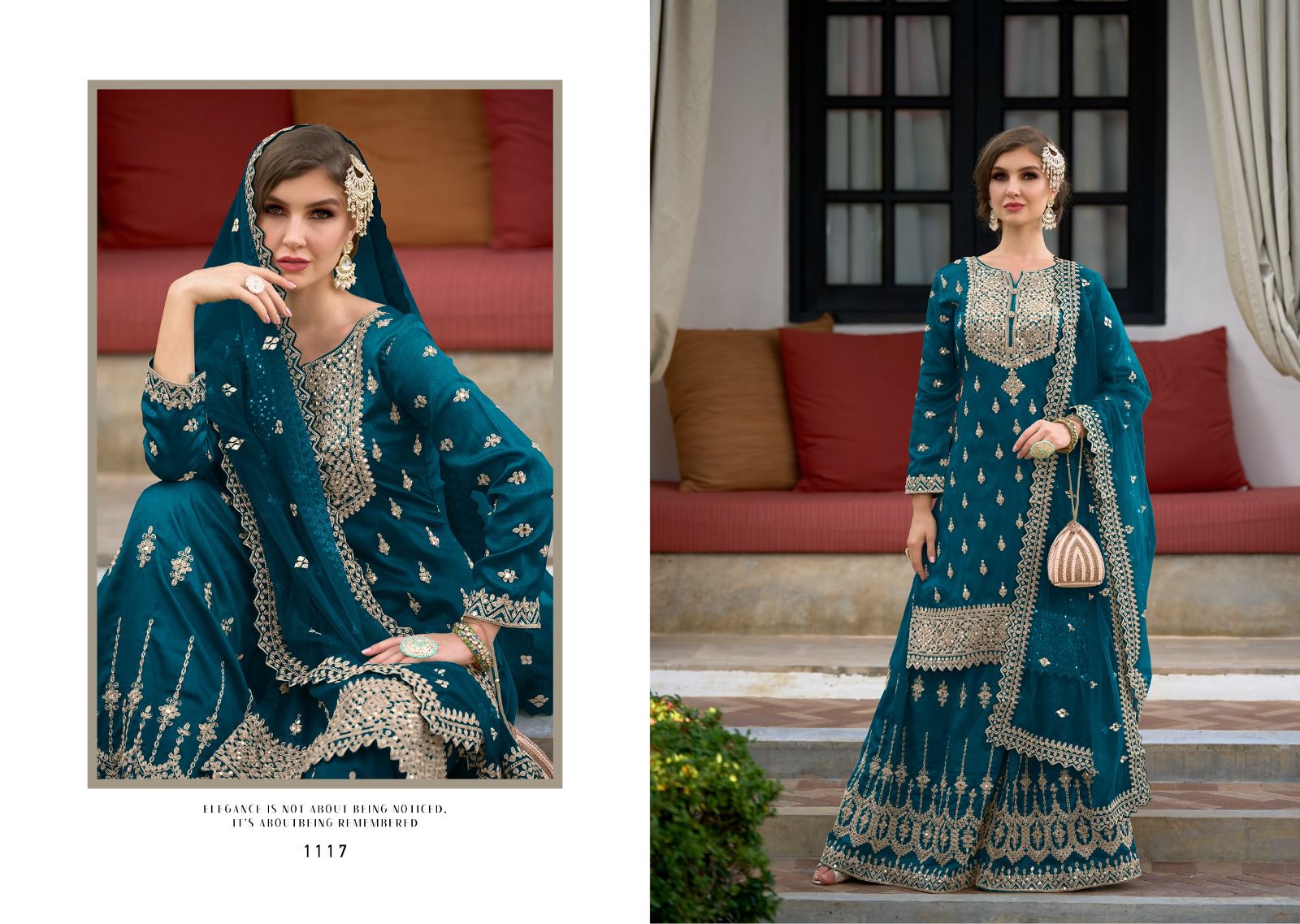 Zaveri Cairo Color Heavy Silk Designer Ready Made Salwar Suit Collection