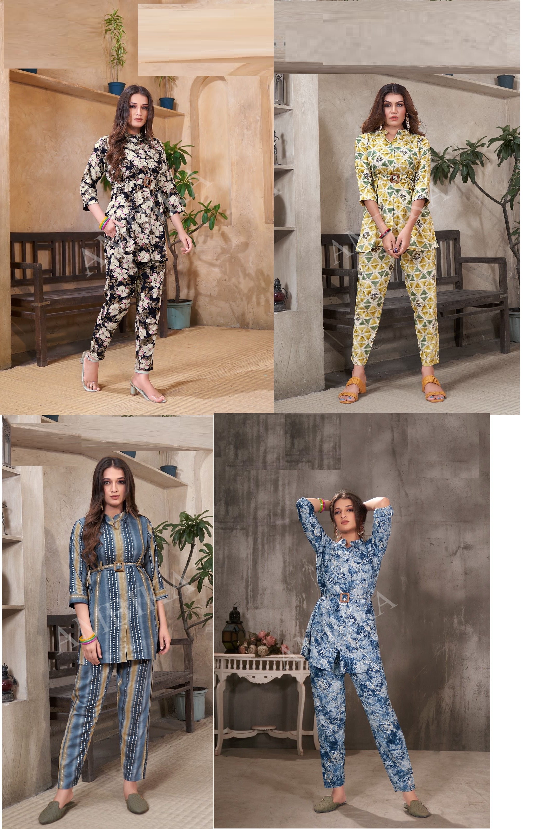 Mast 1 Fancy Western Wear Co Ord Set Collection