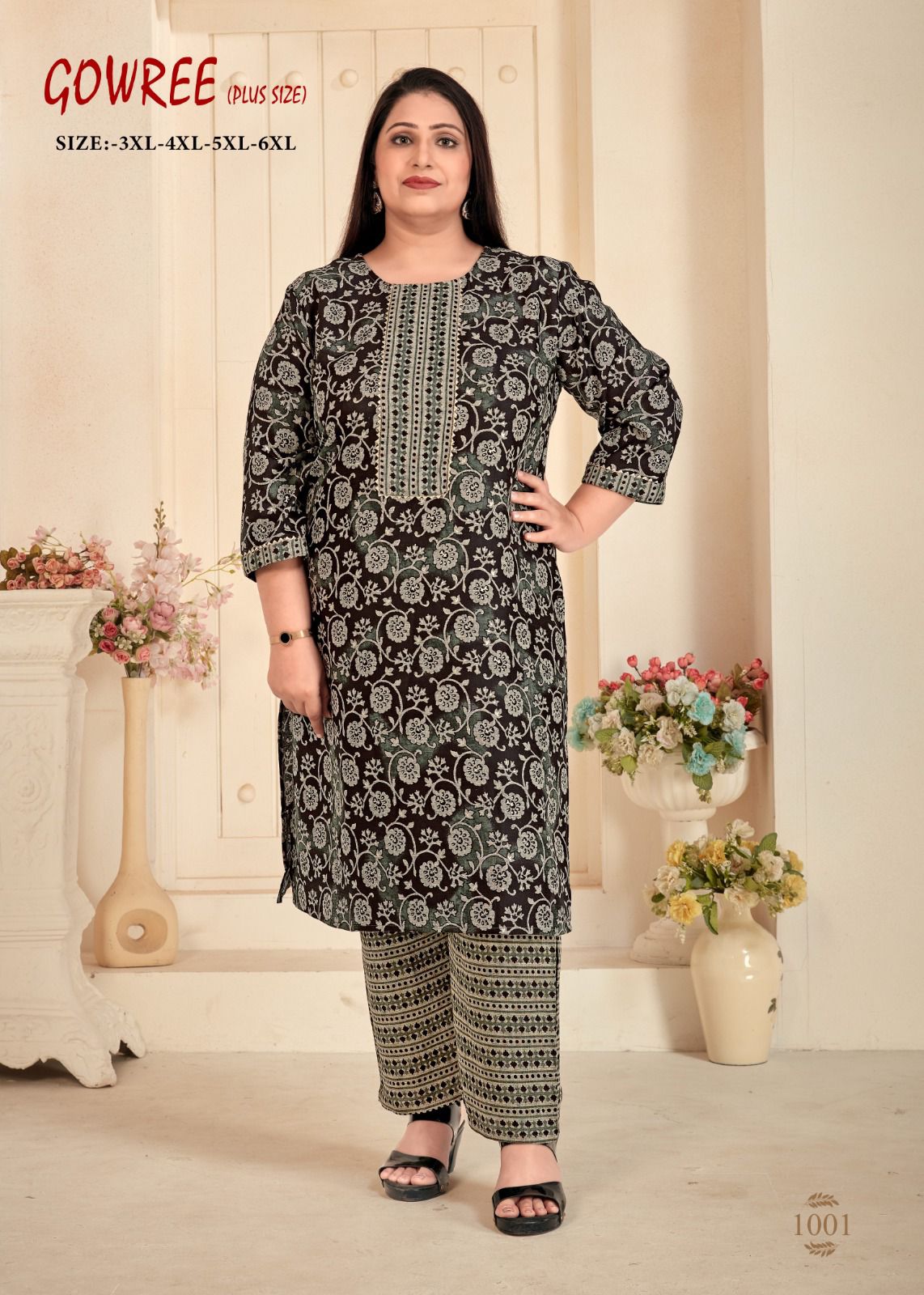 Gowree Vol 2 Plus Size Rayon Festive Wear Kurti With Pant Collection