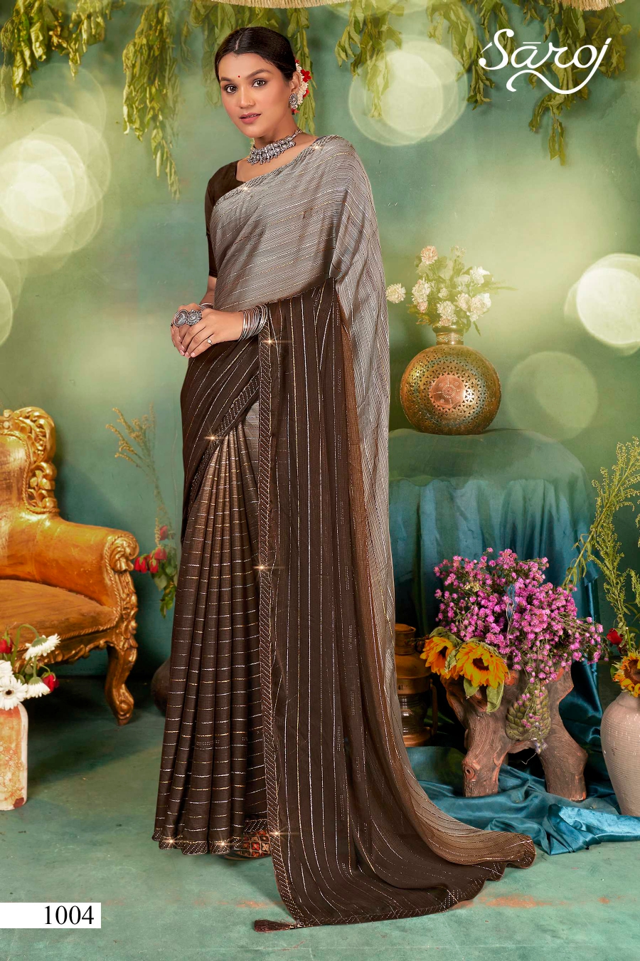 Saroj Dream Girl Fancy Swarovski Heavy Saree Catalog