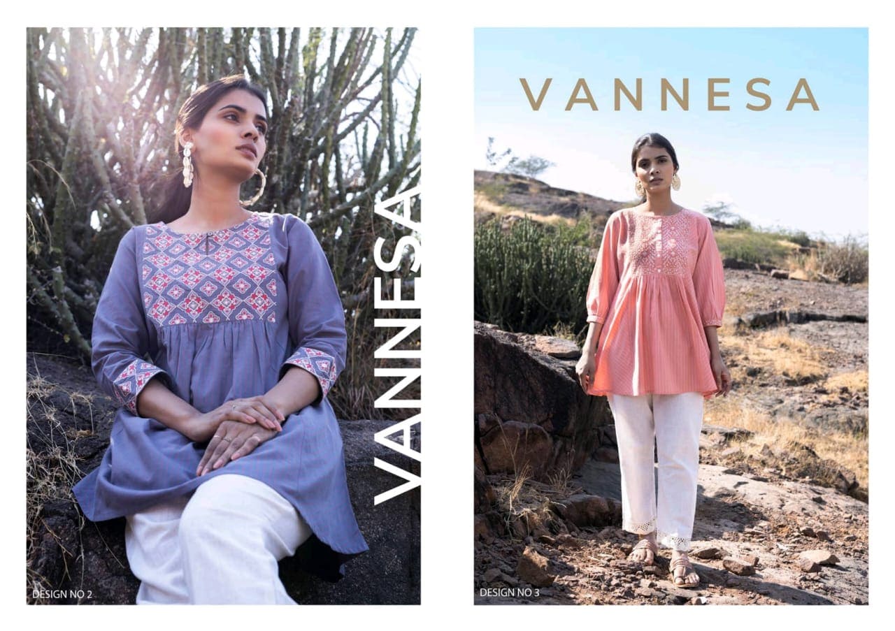 100 Miles Vannesa Pure Cotton Stylish Top Collection