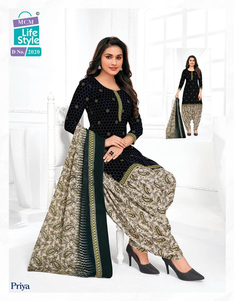 Mcm Priya Special Vol 20 Cotton Dress Material Collection