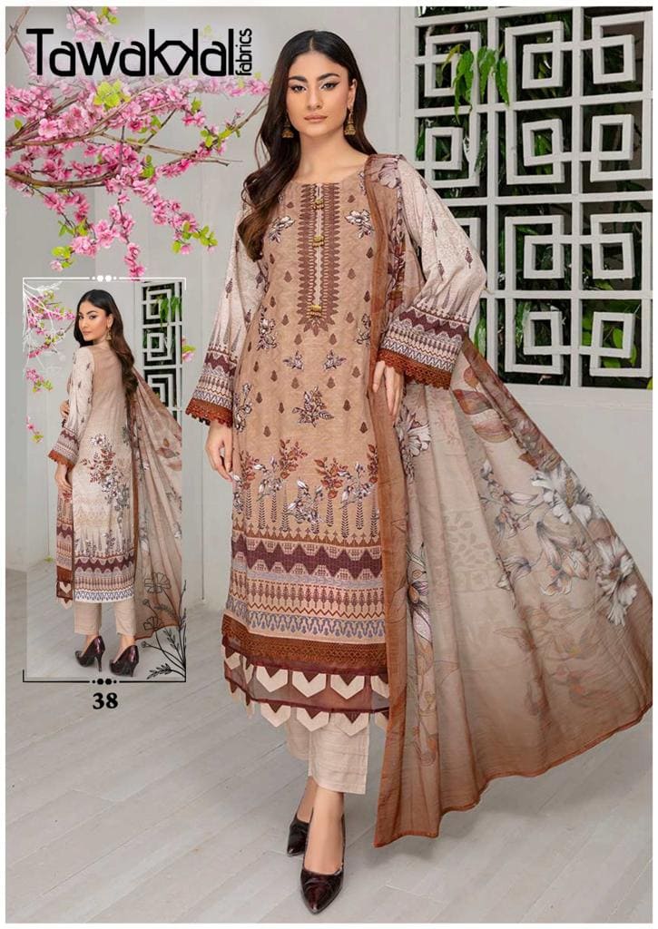 Tawakkal Mehroz Luxury Cotton 4 Trend with Pakistani Suit Designer ...