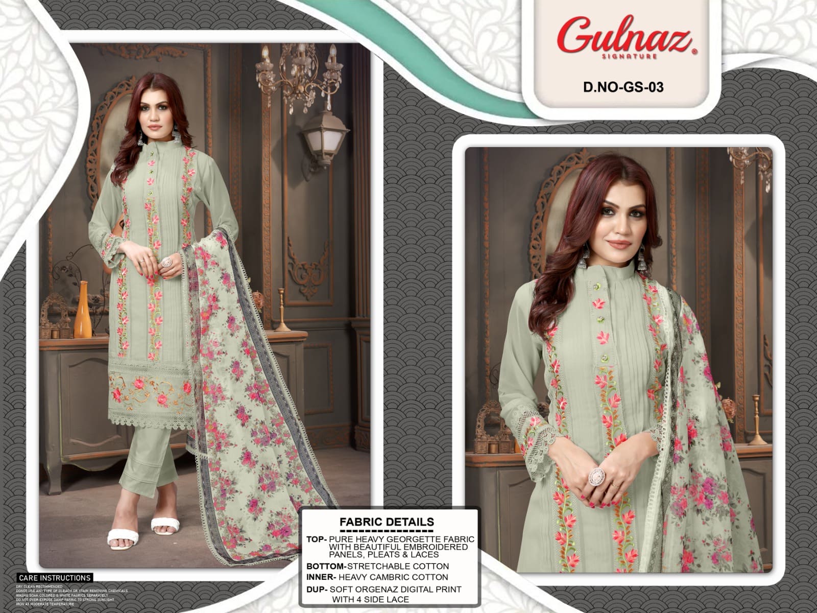 Gulnaz Gs 03 Ready Made Pakistani Suit