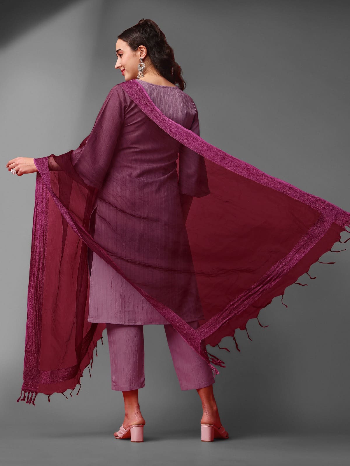 357 Purple Readymade Dress Collection