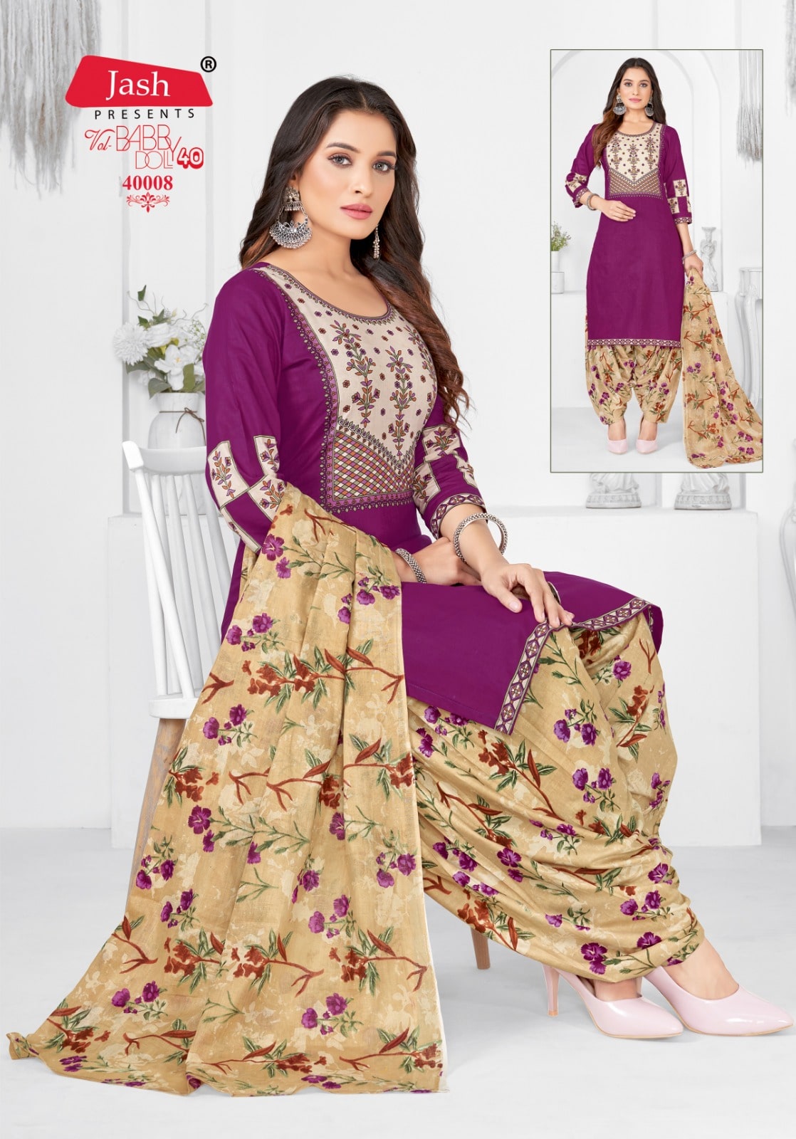 Jash Baby Doll Vol 40 Cotton Dress Materials Latest Collection
