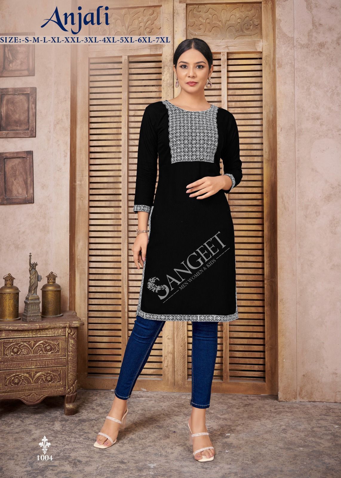 Anjali 1 Embroidery Casual Kurti Collection