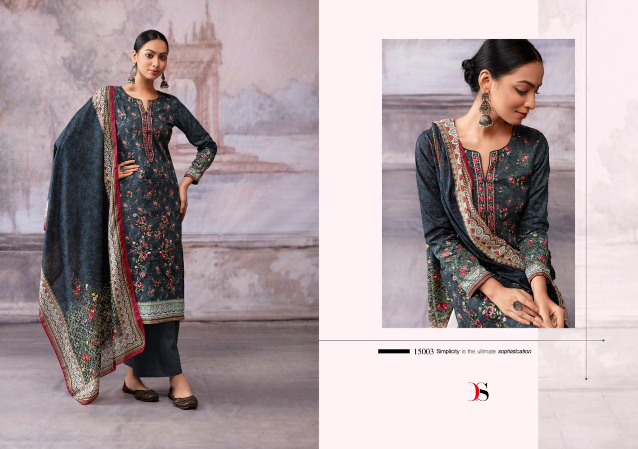 Deepsy Shazar Nx Designer Pakistani Suits Cotton Dupatta Collection