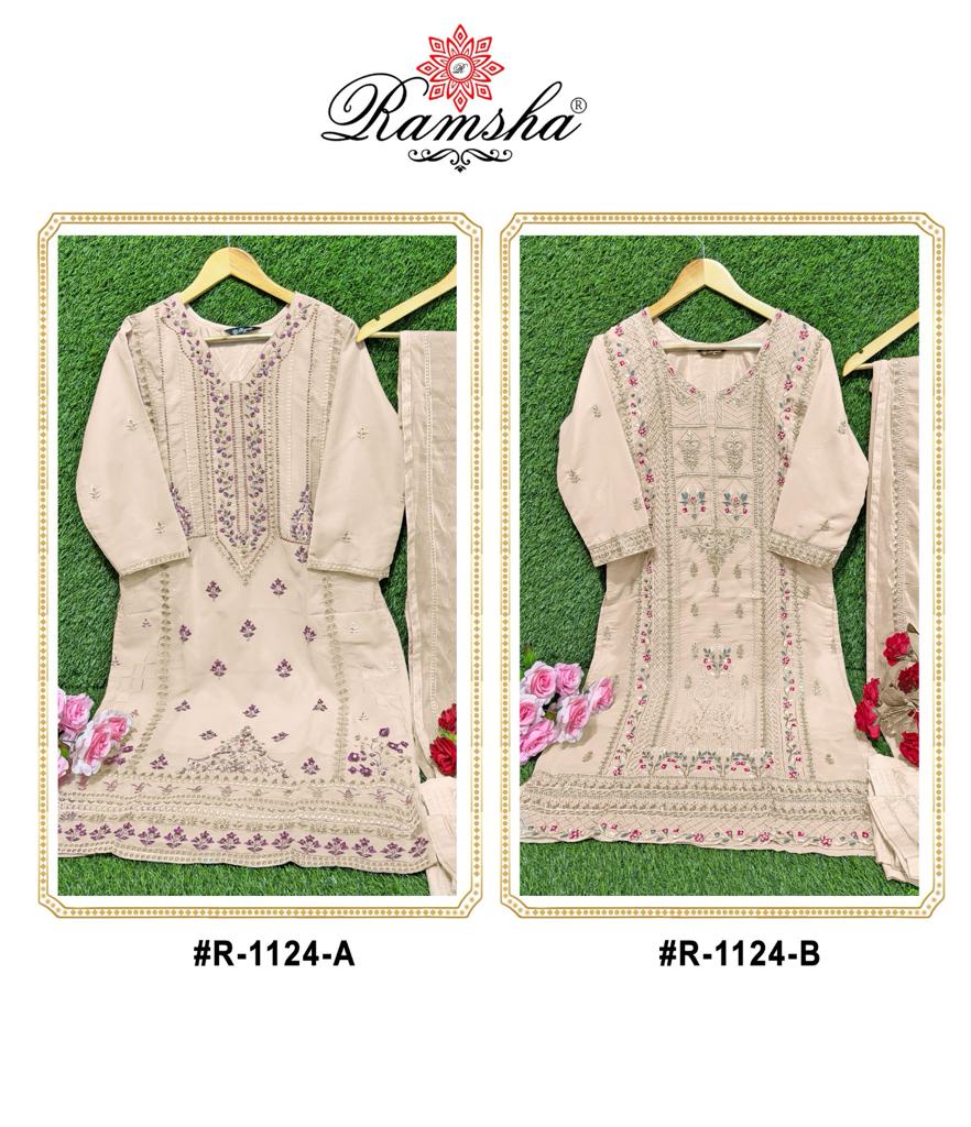 Ramsha R 1024 Ready Made Pakistani Suits Collection