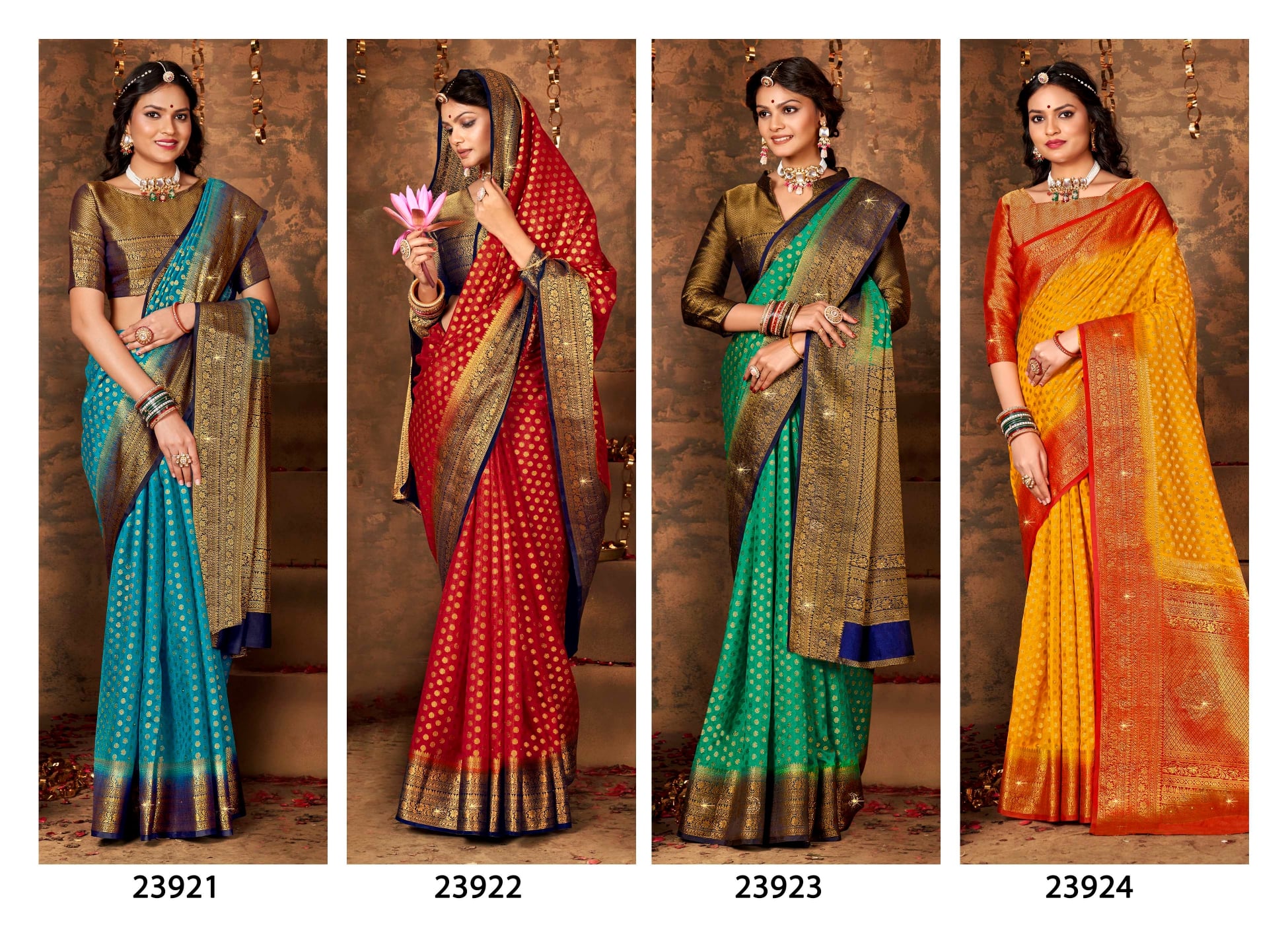 Lifestyle Vidya Vol 1 Nylon Silk Wedding Saree Collection
