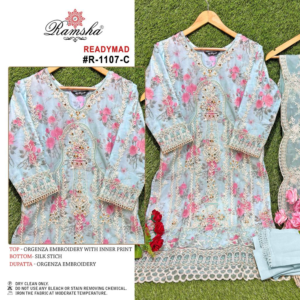 Ramsha R 1107 Readymade Pakistani Salwar Suits Collection