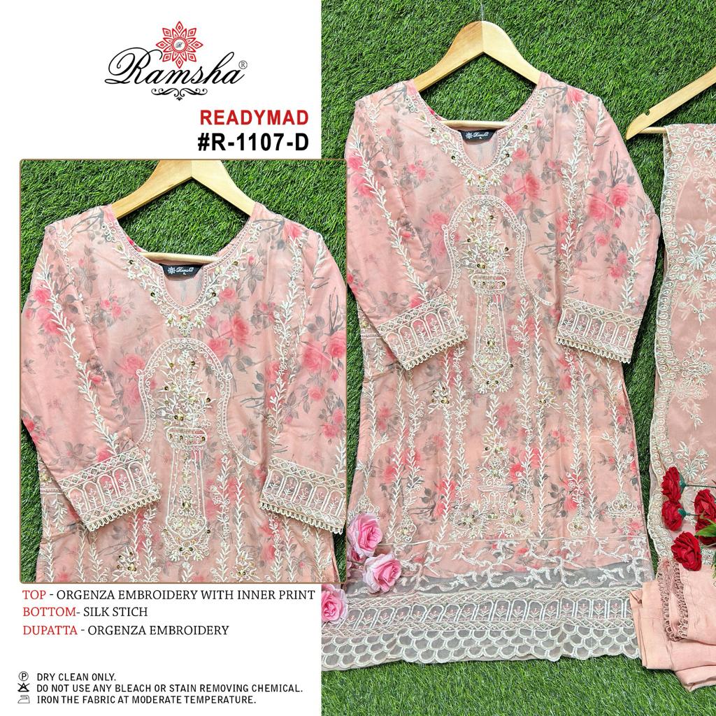 Ramsha R 1107 Readymade Pakistani Salwar Suits Collection