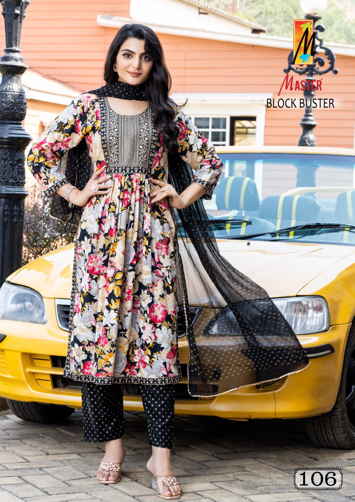 Master Block Buster Designer Naira Cut Kurti Bottom With Dupatta Collection