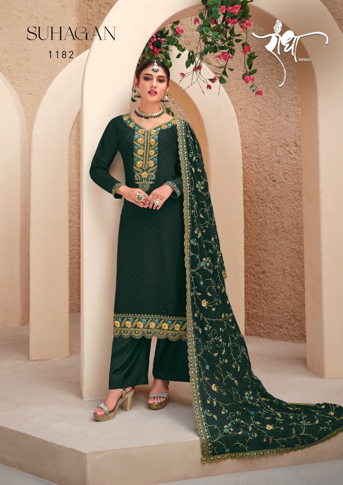 Radha Suhagan Georgette Designer Salwar Suit Collection