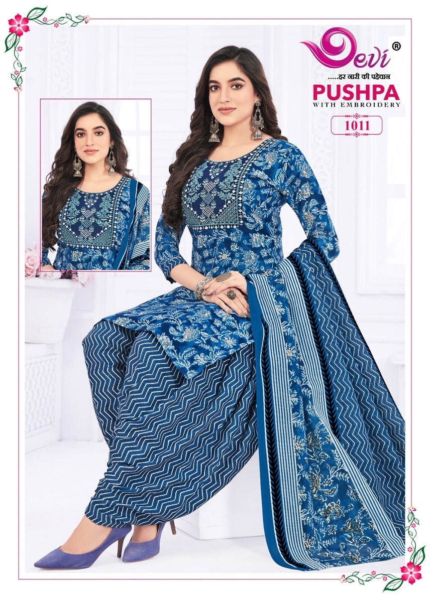 Devi Pushpa Vol 1 Cottton Readymade Dress Collection