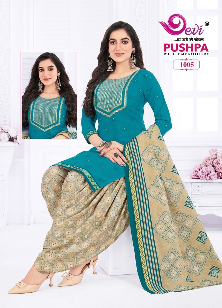 Devi Pushpa Vol 1 Cottton Readymade Dress Collection