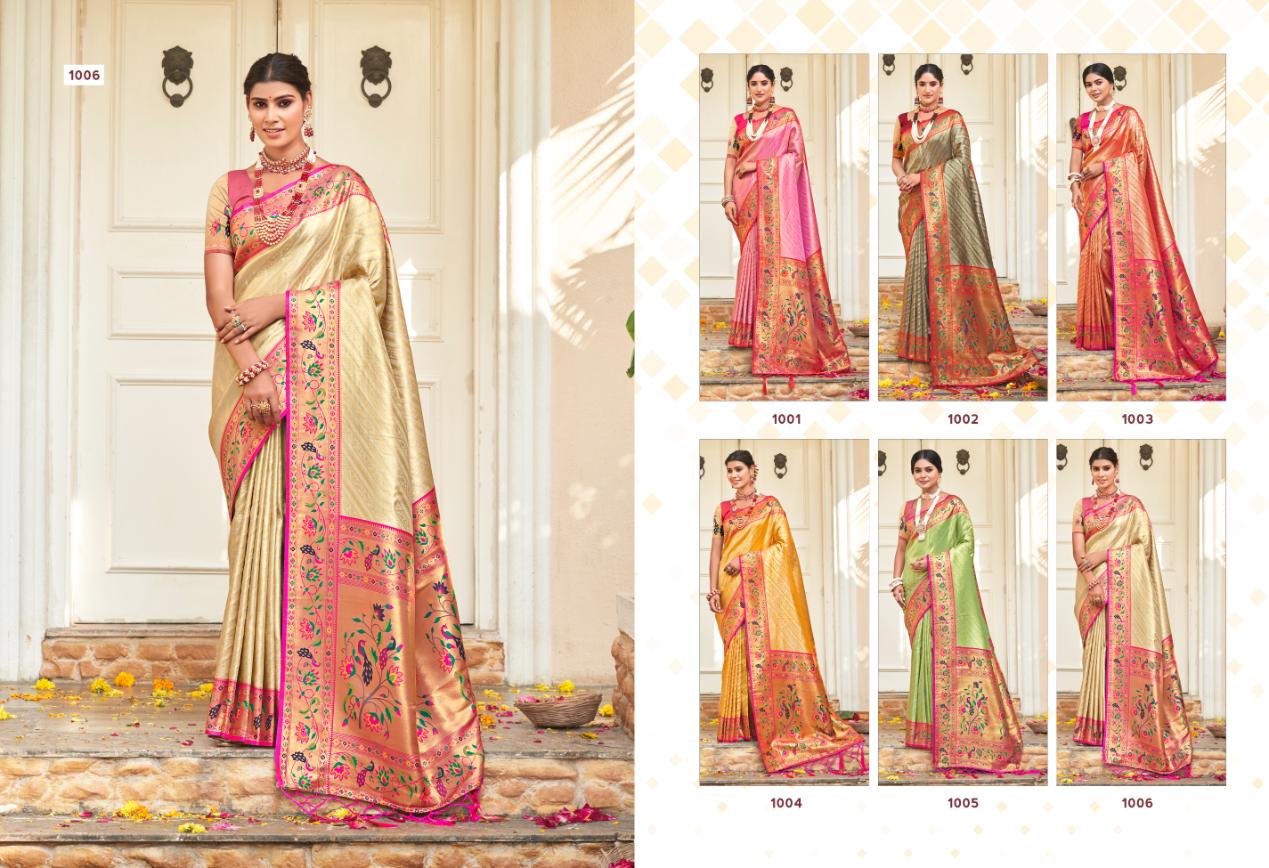Bunawat Abhi Priya Traditional Paithani Silk Saree Collection
