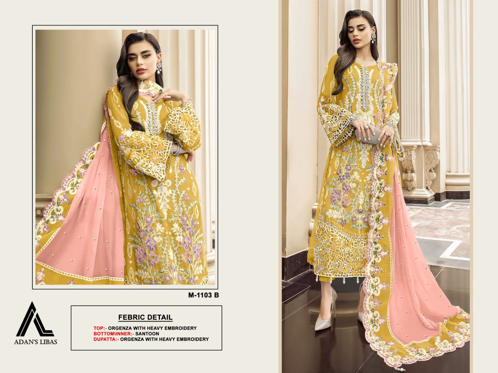 Adan Libas 1103 Designer Pakistani Salwar Suits Collection