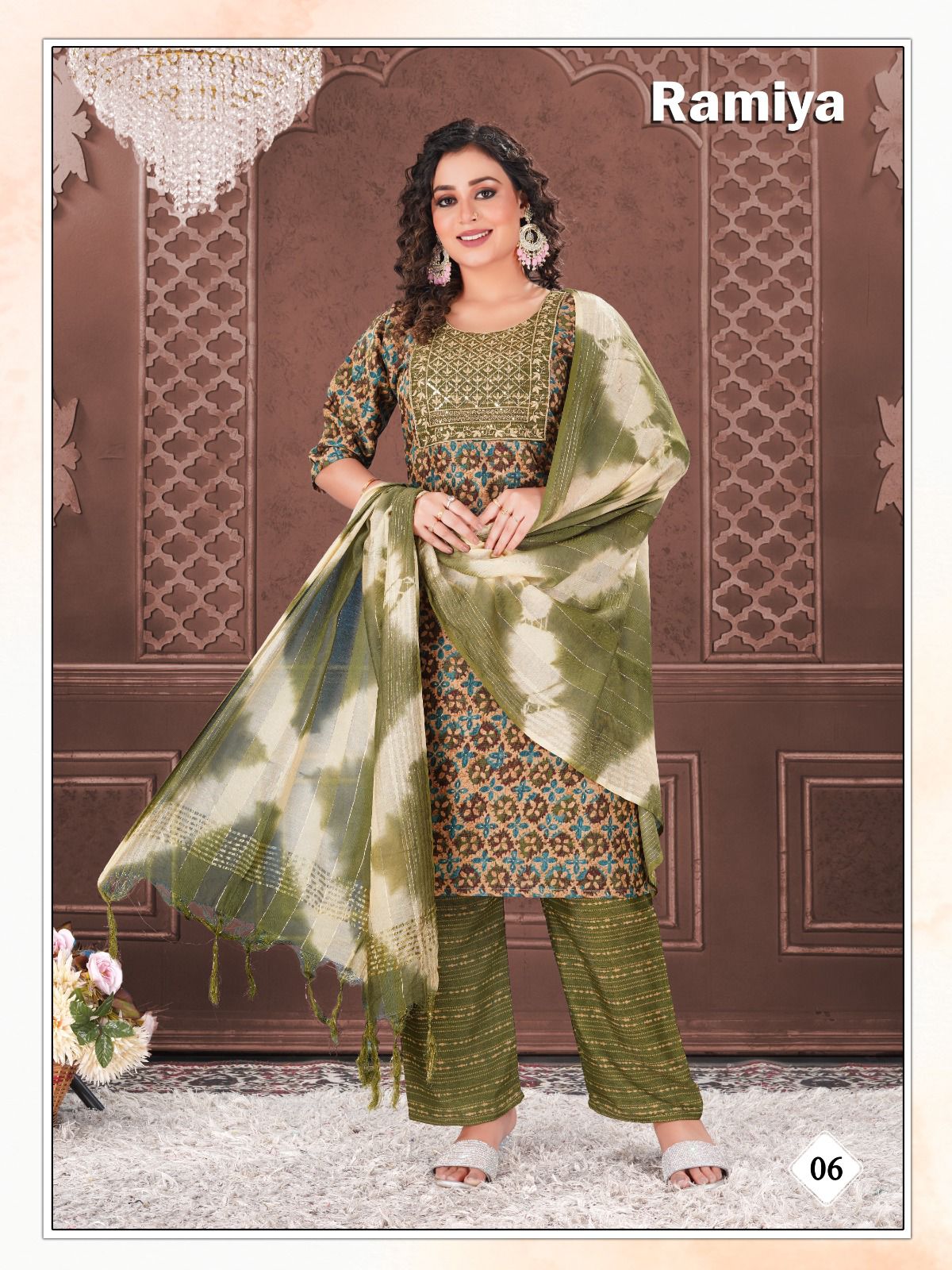 Golden Ramiya Vol 1 Regular Wear Readymade Dress Collection