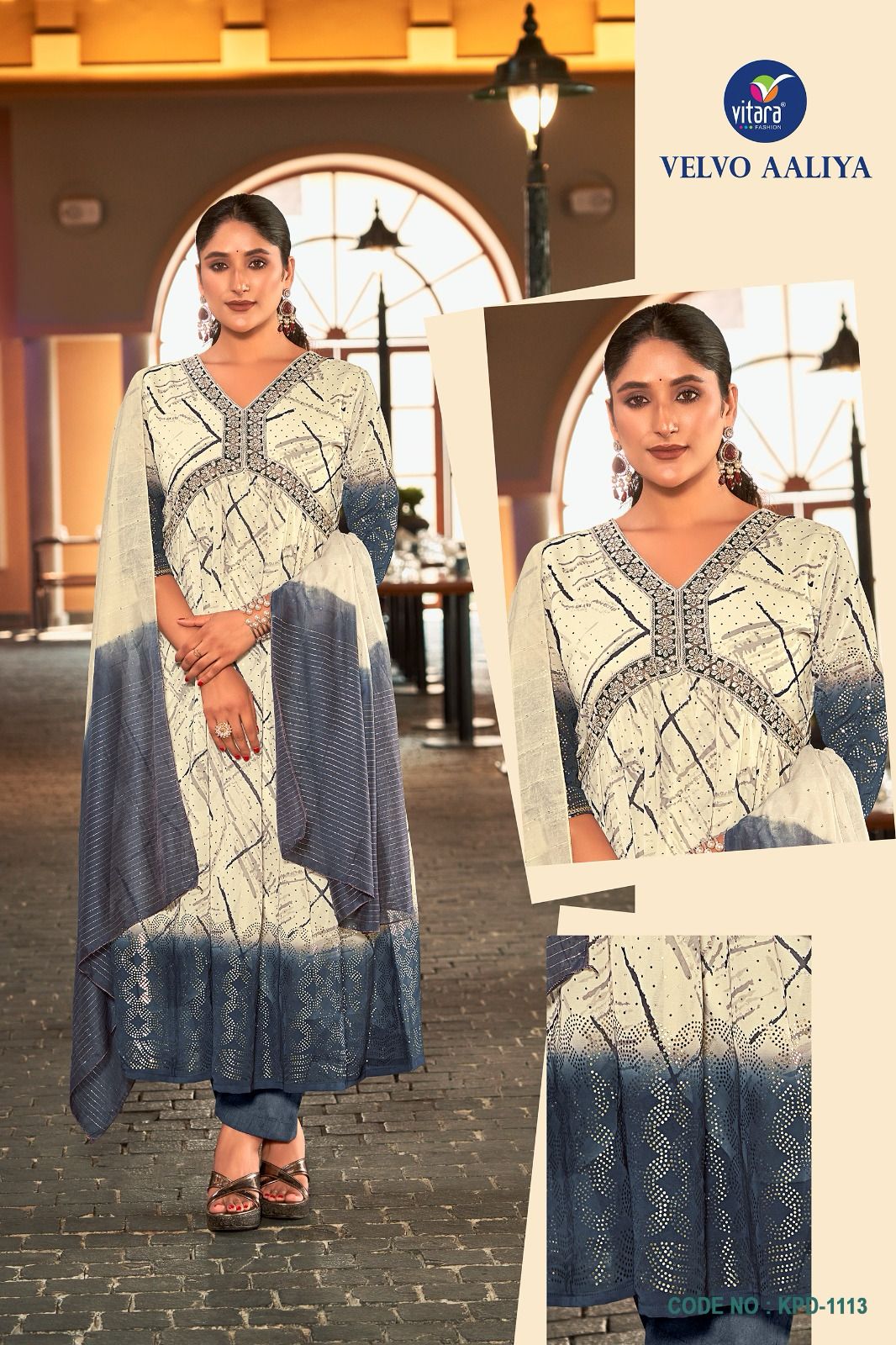 Vitara Velvo Aila Cut Designer Readymade Dress Collection