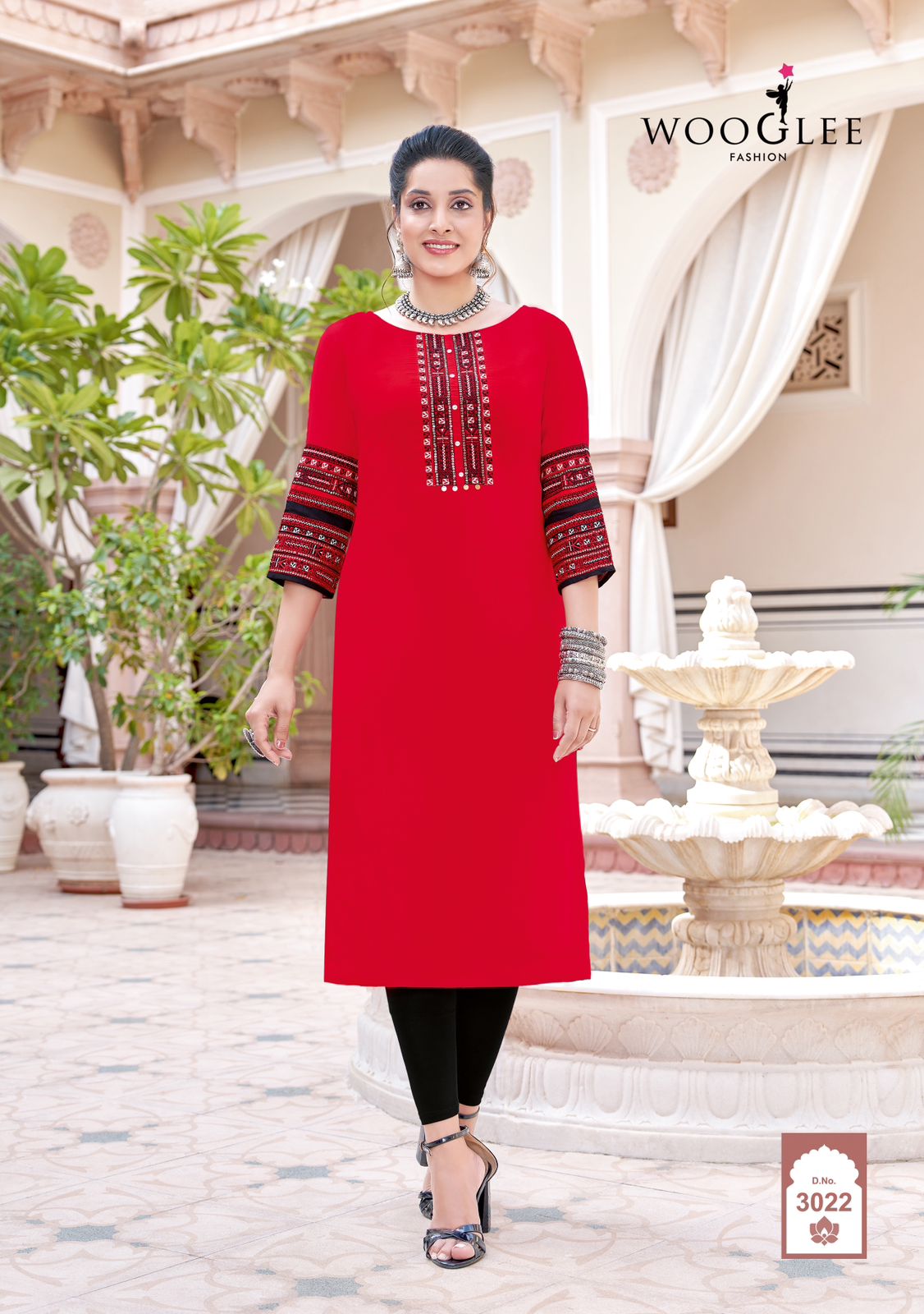 Wooglee Salonee Vol 5 Designer Regular Wear Kurti Collection