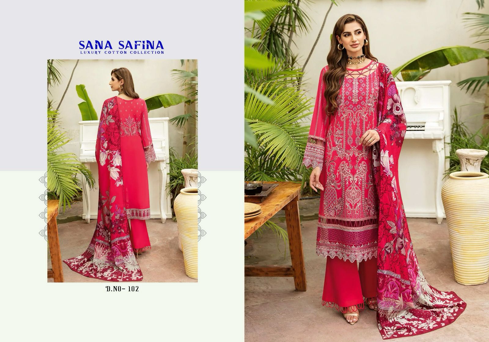 Sana Safina Vol 1 Pakistani Karachi Cotton Dress Material