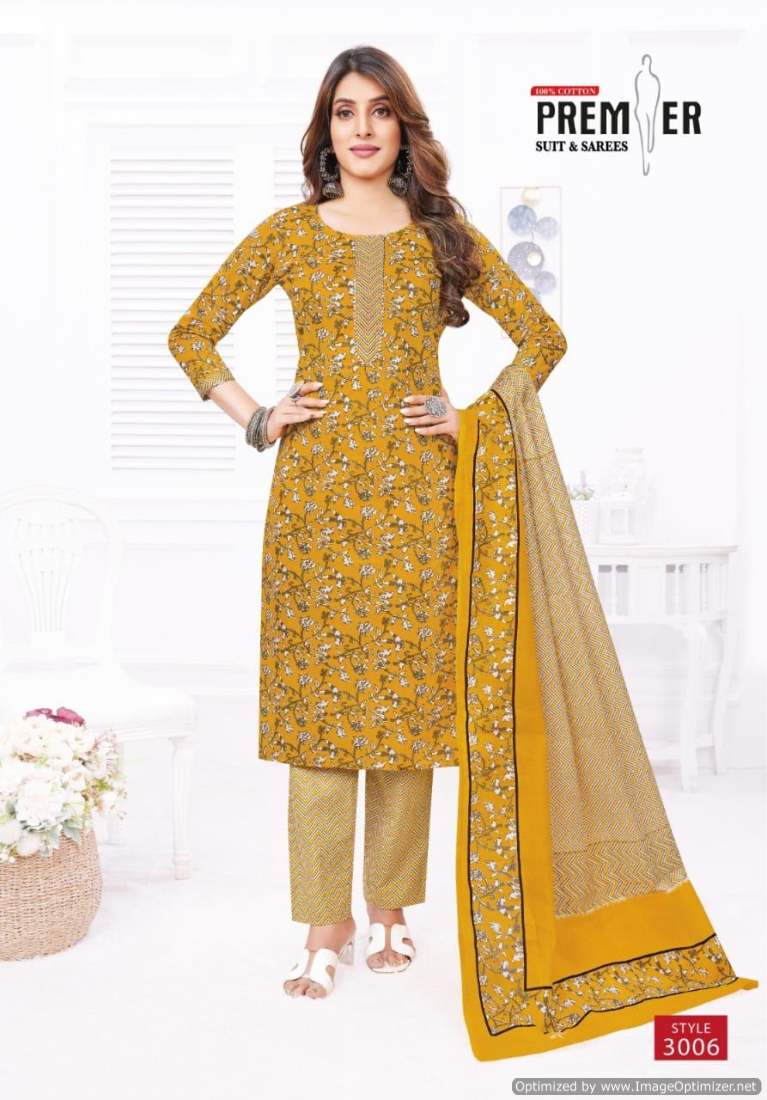 Premier Anupama Vol 3 Soft Cotton Readymade Dress Collection