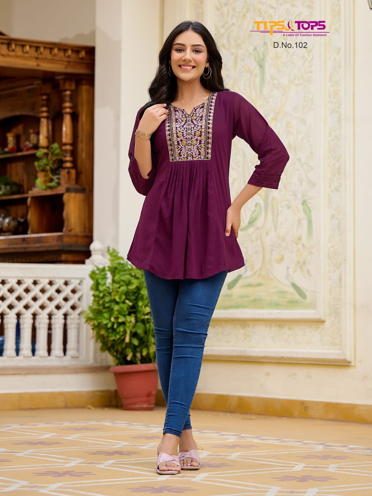 Tips And Tops Glamour Vol 1 Stylish Western Tops Collection