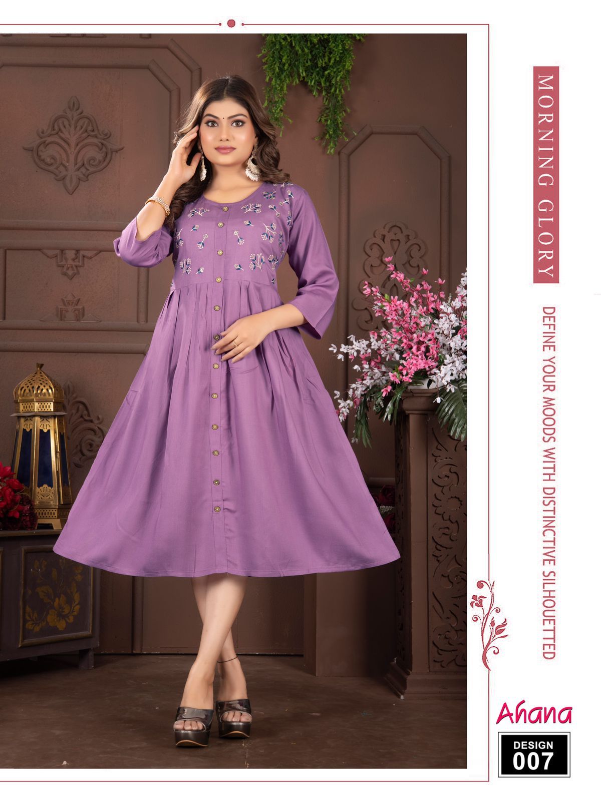 Trendy Ahana Vol 1 Embroidery Kurti Collection