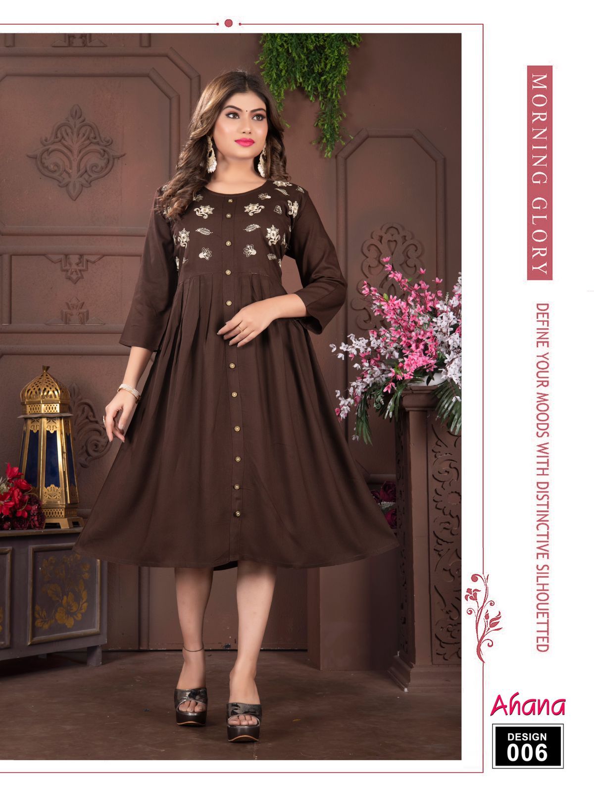 Trendy Ahana Vol 1 Embroidery Kurti Collection