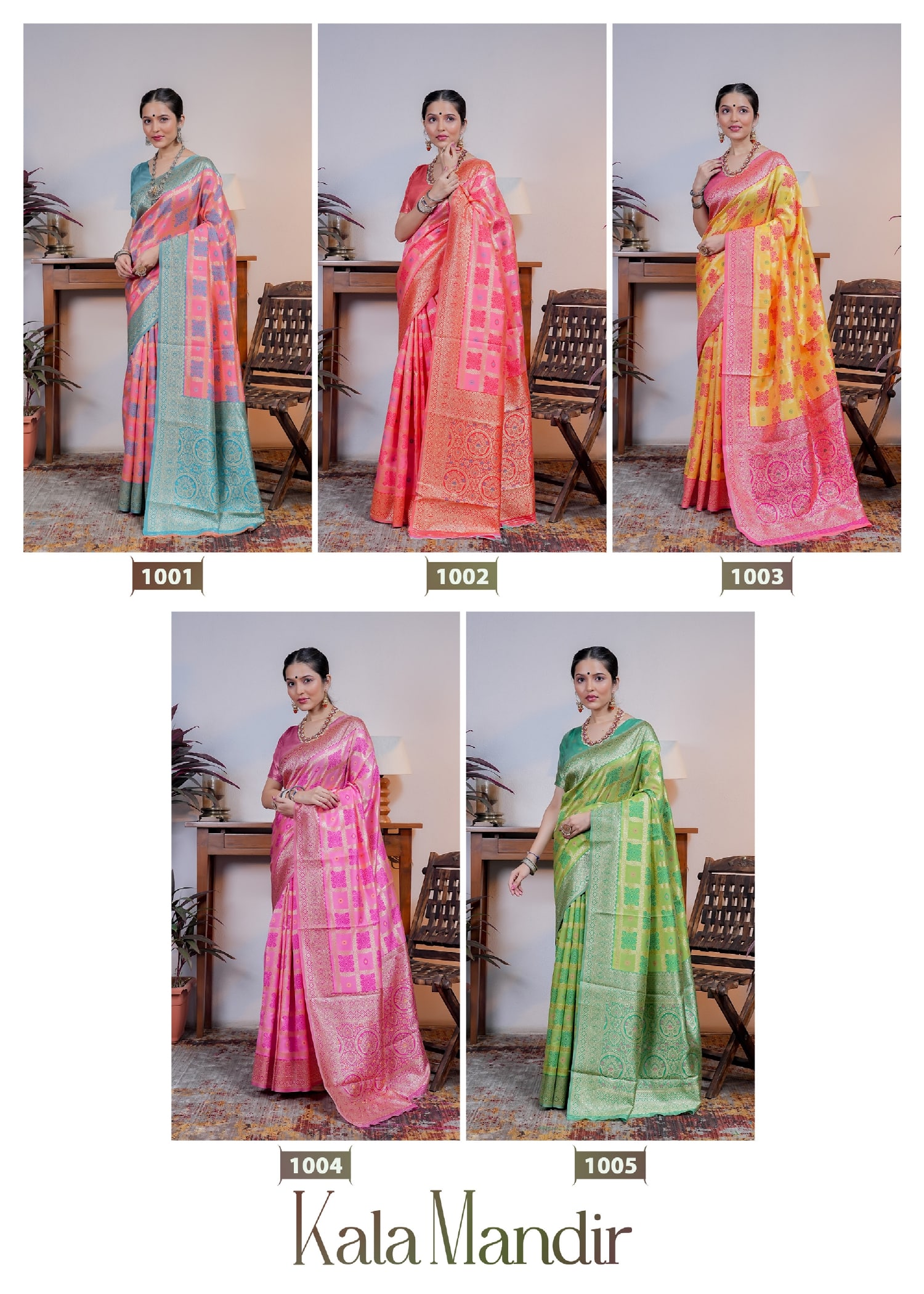 Kala Mandir S1 Wedding Wear Silk Saree Collection