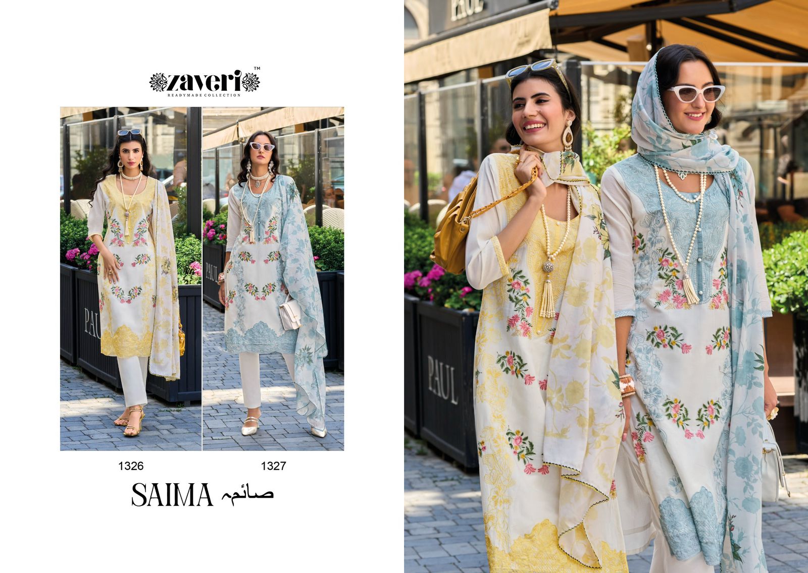 Zaveri Saima Cotton Designer Ready Made Dress Collection