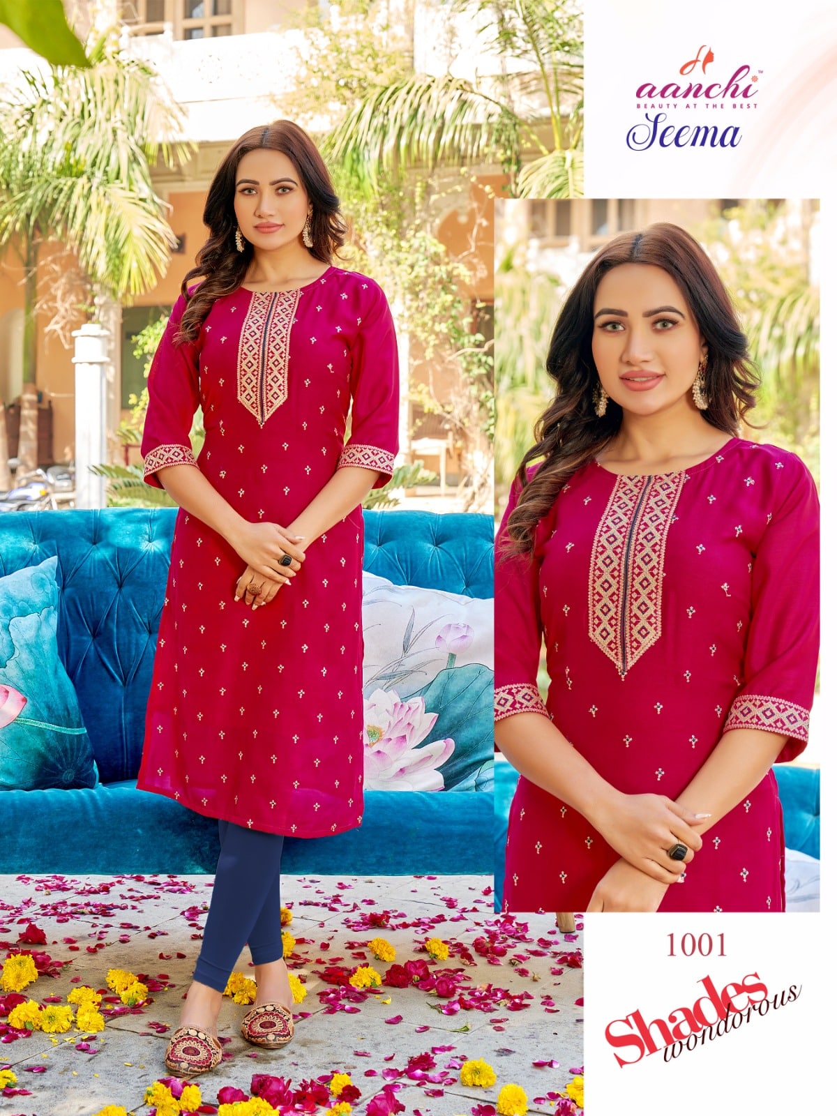 Aanchi Seema Designer Casual Wear Kurti Collection