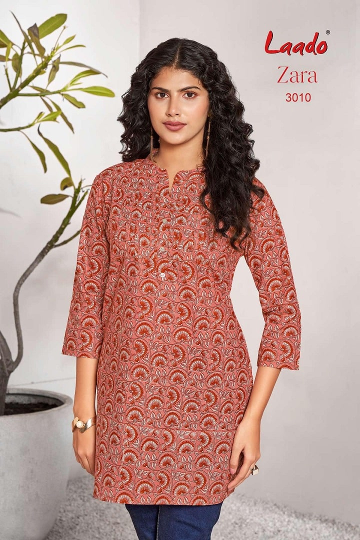 Laado Zara Vol 3 Printed Ladies Top Collection