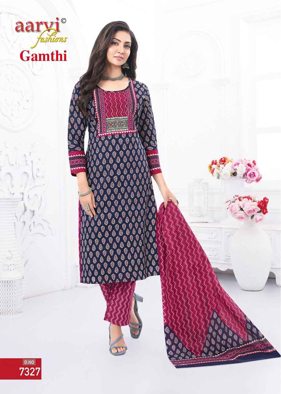 Aarvi Gamthi Vol 5 Printed Ready Made Dress Collection