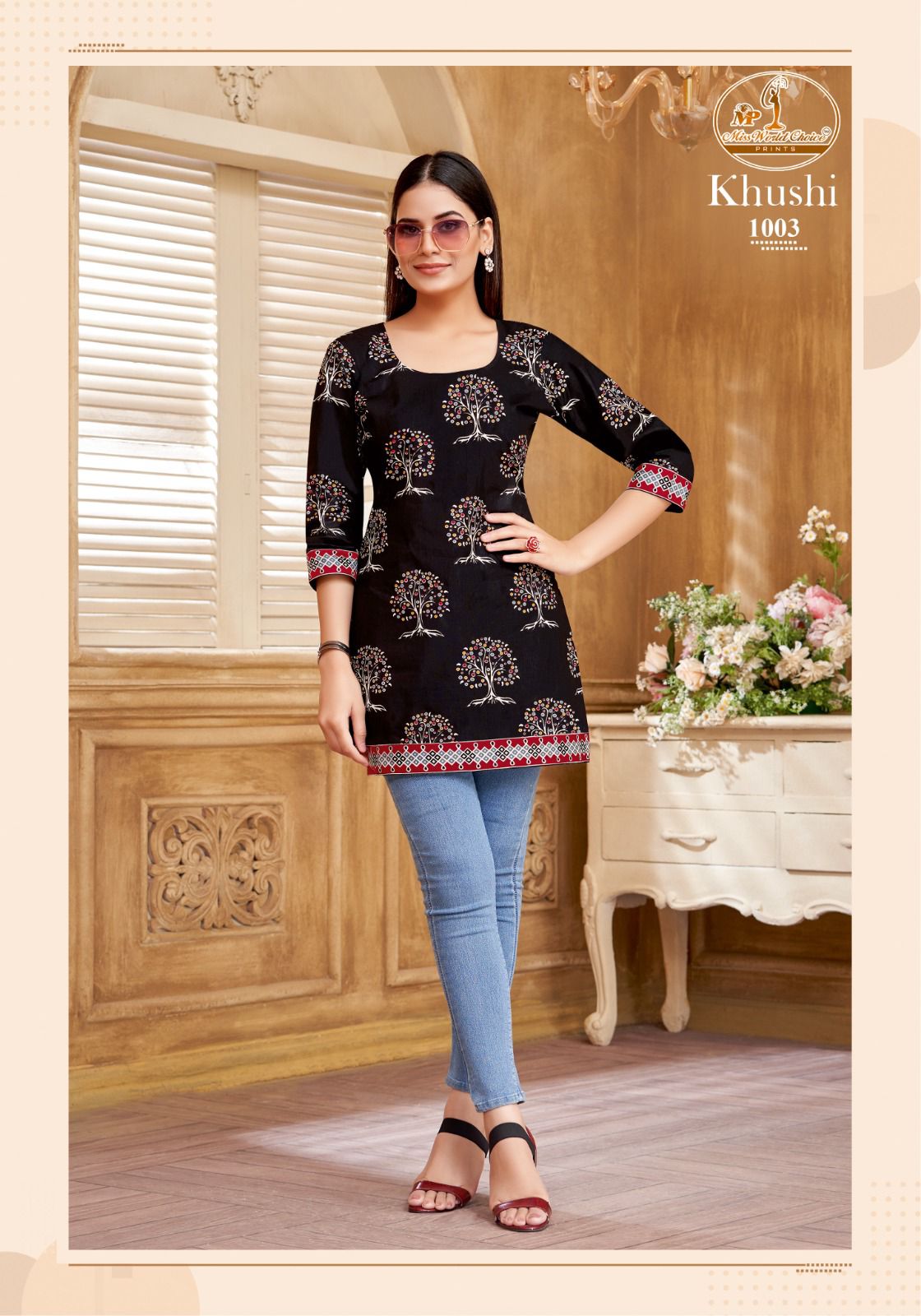 Miss World Khushi Vol 1 Cotton Short Top Collection