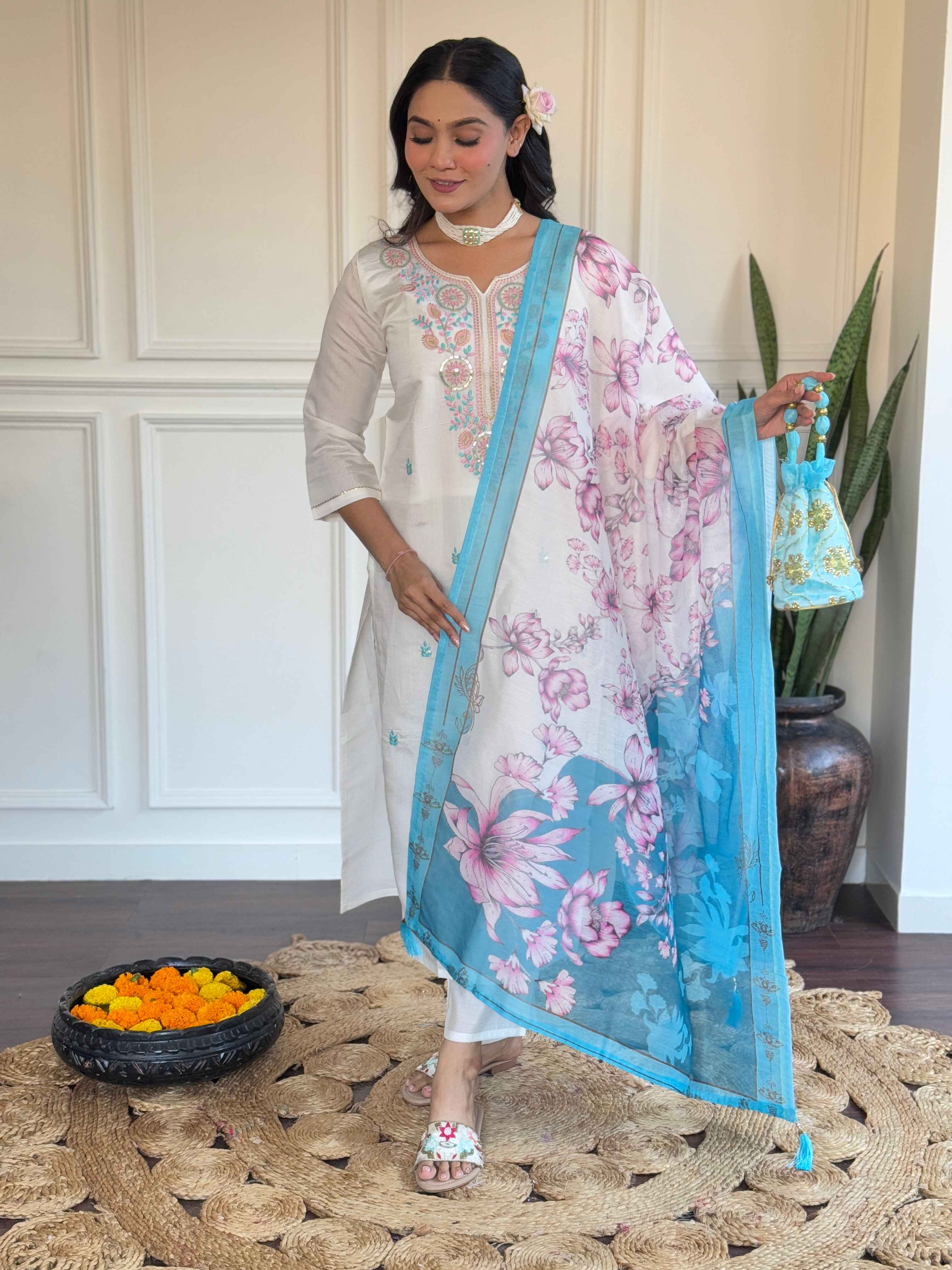 Slesha 1 Viscose Designer Kurti Bottom With Dupatta Collection