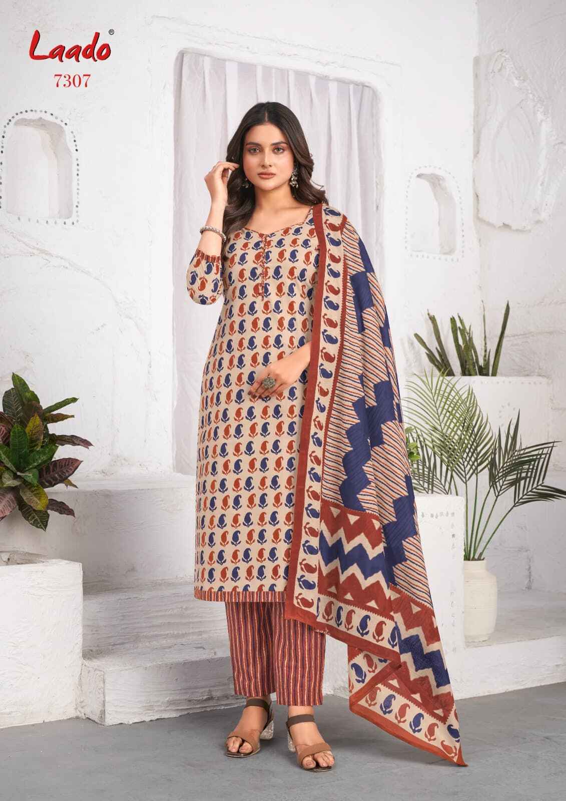 Laado Vol 73 Printed Dress Material Collection
