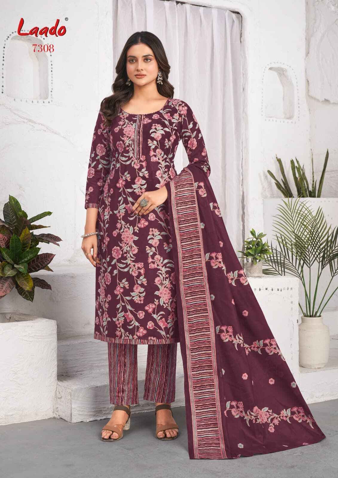 Laado Vol 73 Printed Dress Material Collection