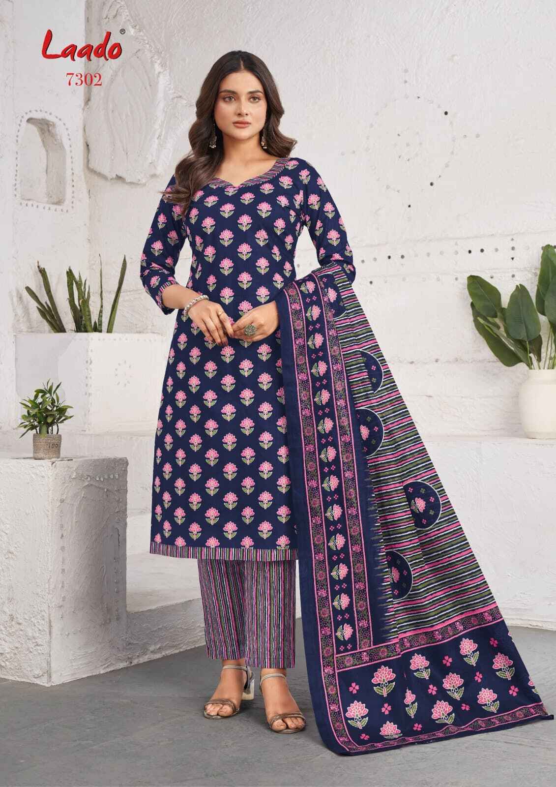 Laado Vol 73 Printed Dress Material Collection